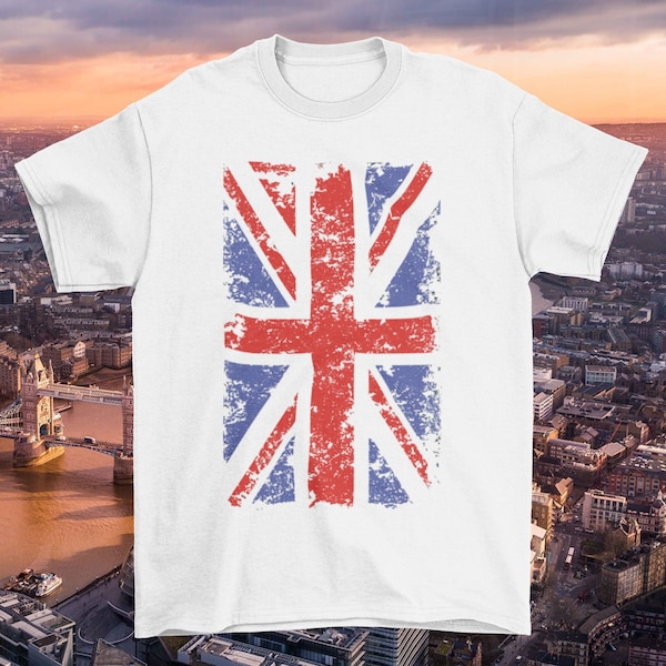 British Flag T Shirt - Etsy
