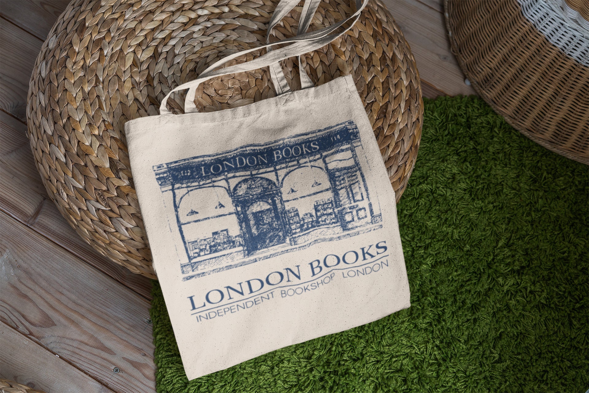 London Bookshop Tote Bag Londoner Tote Bag Bookworm - Etsy UK