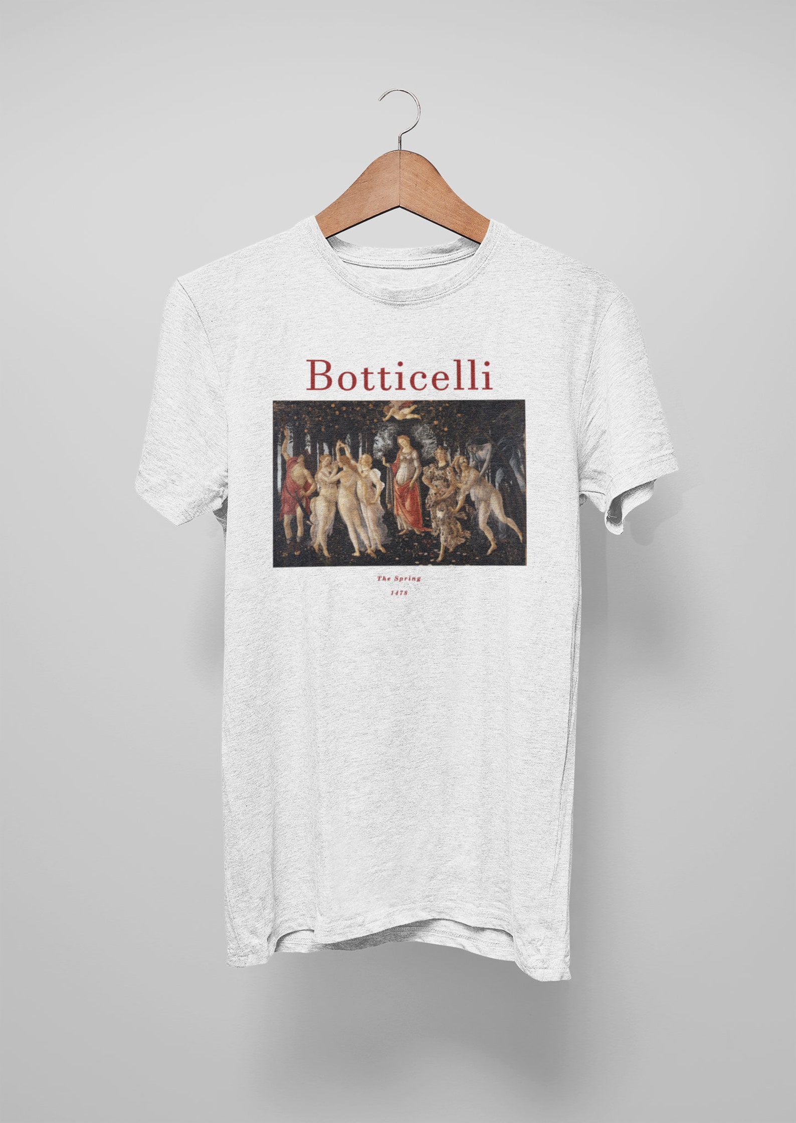 The Spring Botticelli T shirt Premium Quality Baroque | Etsy