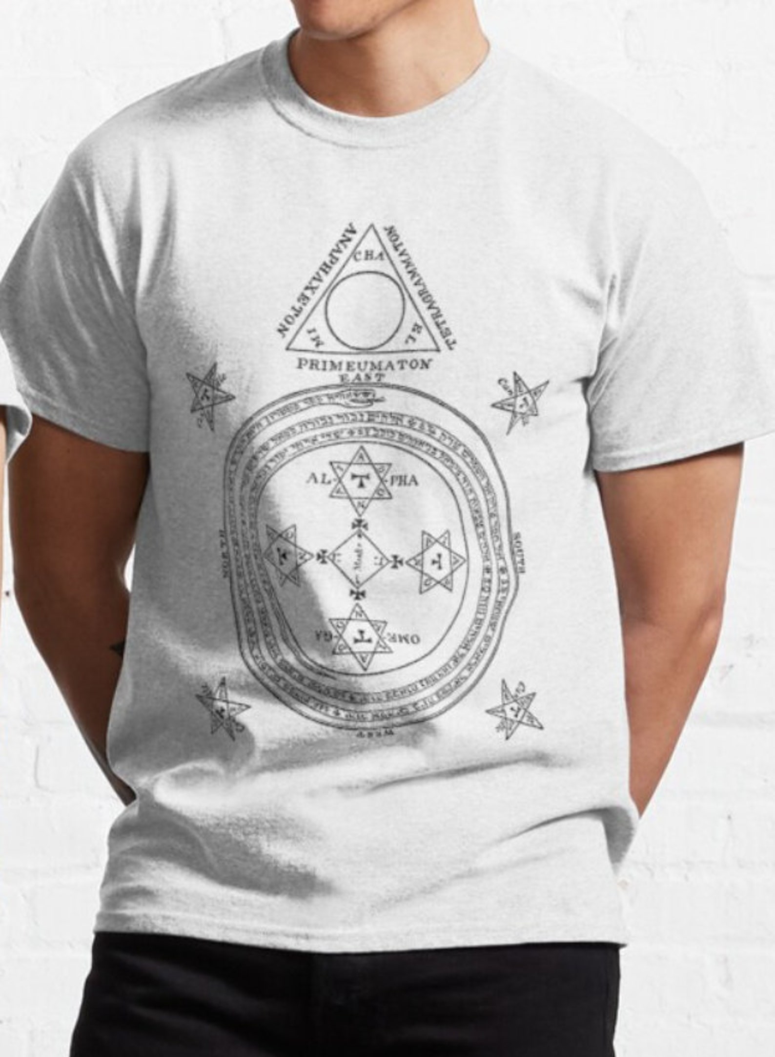 Magical Circle of King Solomon T Shirt Goetic Circle Wicca - Etsy UK