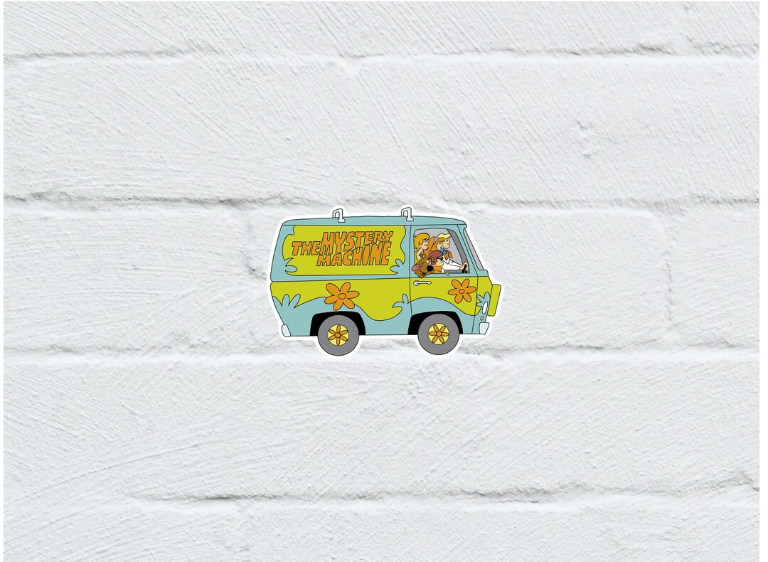 Mystery Machine Laptop and Water Bottle Waterproof Sticker - Etsy