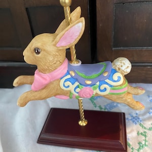 Avon Carousel Animal Collection RABBIT - Etsy