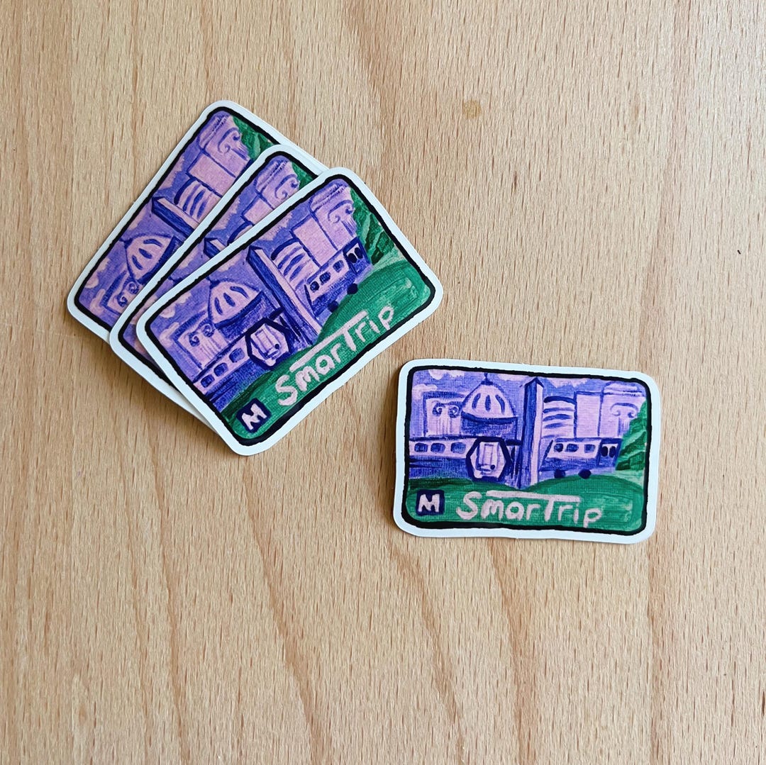 DC Smartrip Metro Sticker - Etsy