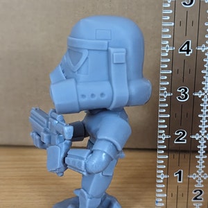 Stormtrooper Chibi Star Wars Fan Art 3d Printed Figure Unpainted ...