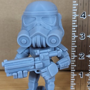 Stormtrooper Chibi Star Wars Fan Art 3d Printed Figure Unpainted ...
