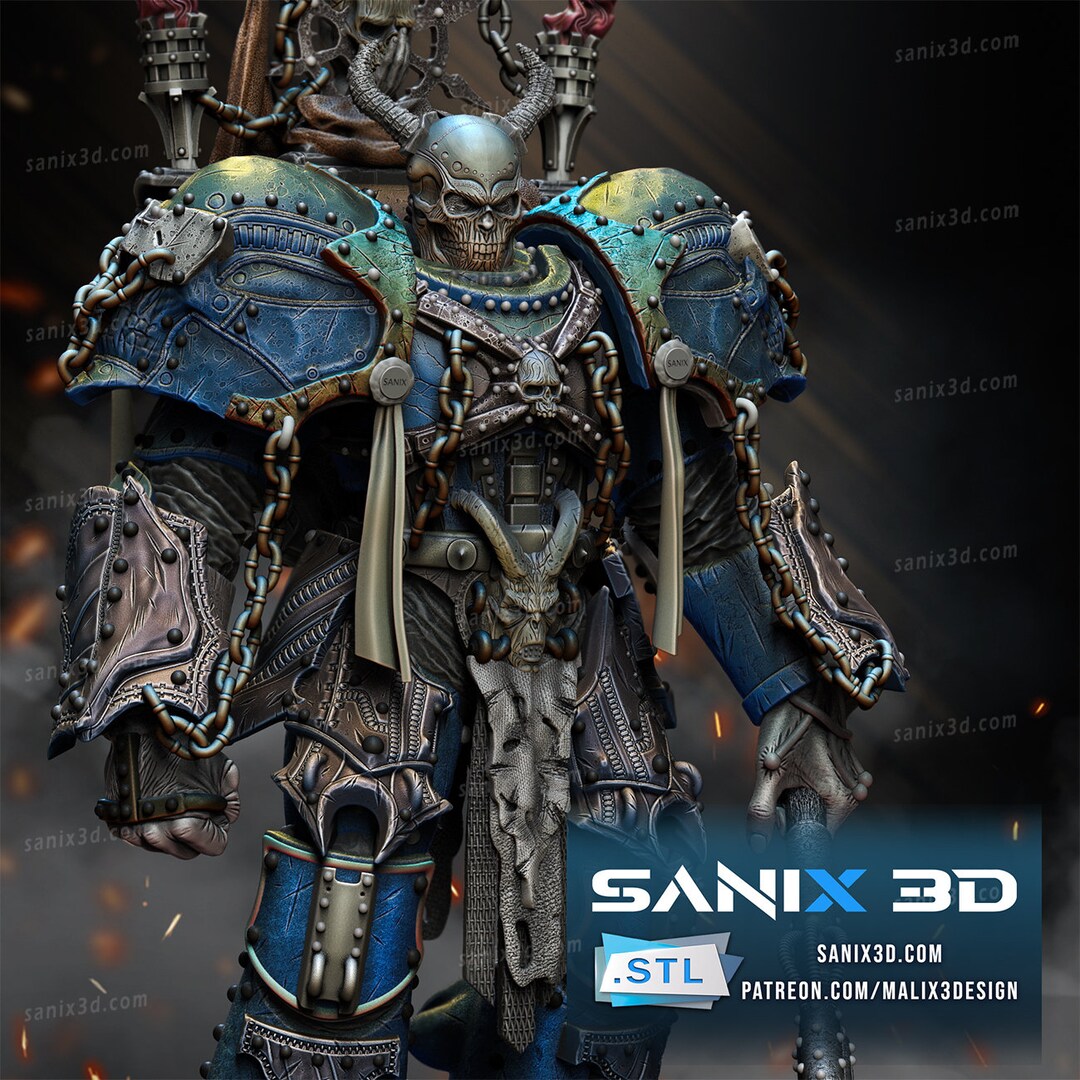 1:10 Chaos Colonel Fan Art by Sanix3d | Warmachine - Etsy
