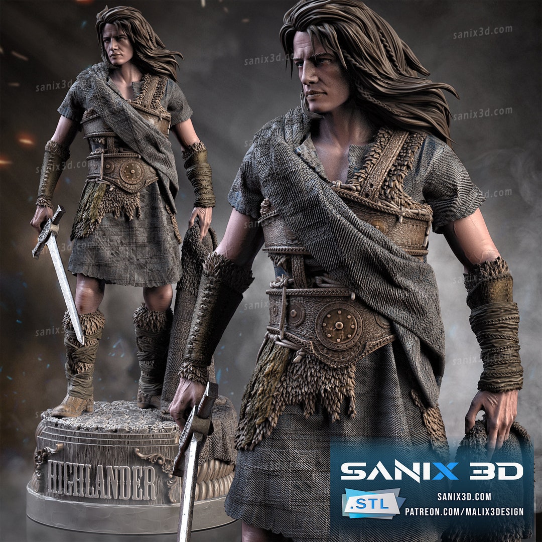 1:8 Connor Macleod Fan Art by Sanix3d Highlander Fan Art Movie Fan Art ...