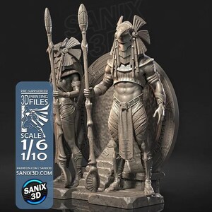 1:10 Horus Guards Figure Fan Art by Sanix3d | Stargate Fan Art | Movie ...