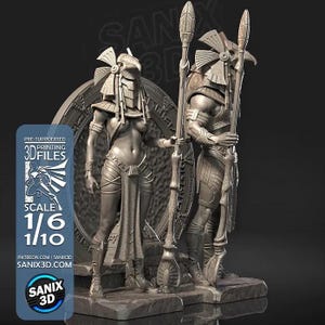 1:10 Horus Guards Figure Fan Art by Sanix3d | Stargate Fan Art | Movie ...