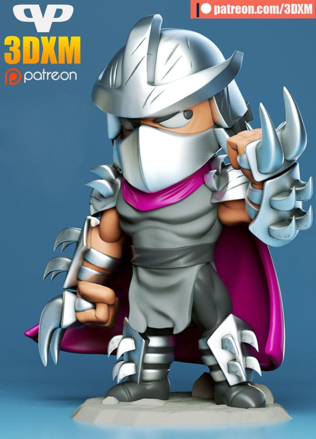 Shredder Chibi Fan Art | Teenage Mutant Ninja Turtles Fan Art | Comic ...