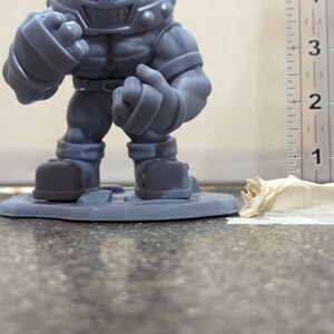 Juggernaut Chibi Marvel Fan Art 3d Printed Figure Unpainted Unassembled ...