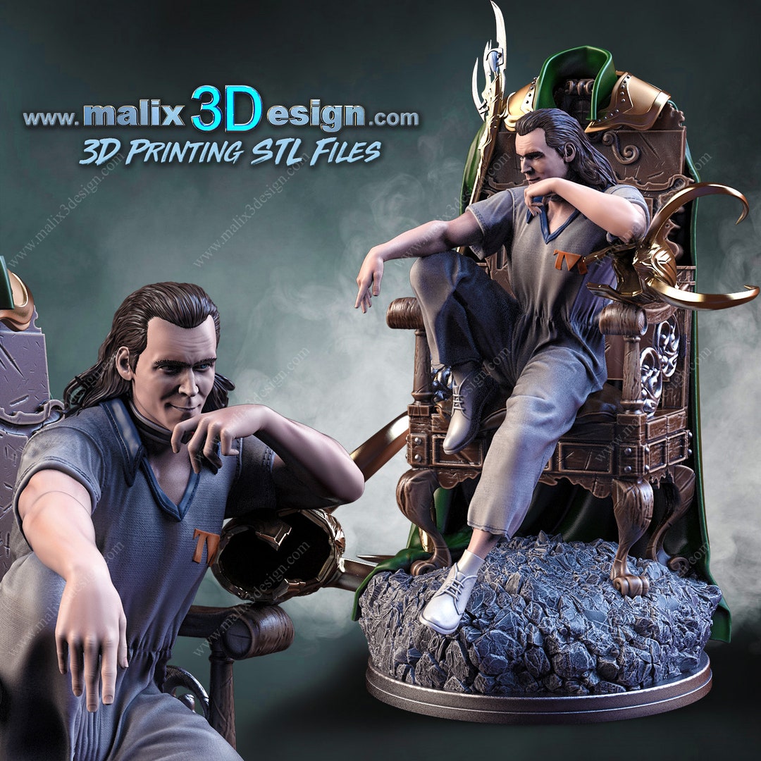 1:10 Scale Loki Figure Fan Art by Sanix3d Marvel Avengers - Etsy