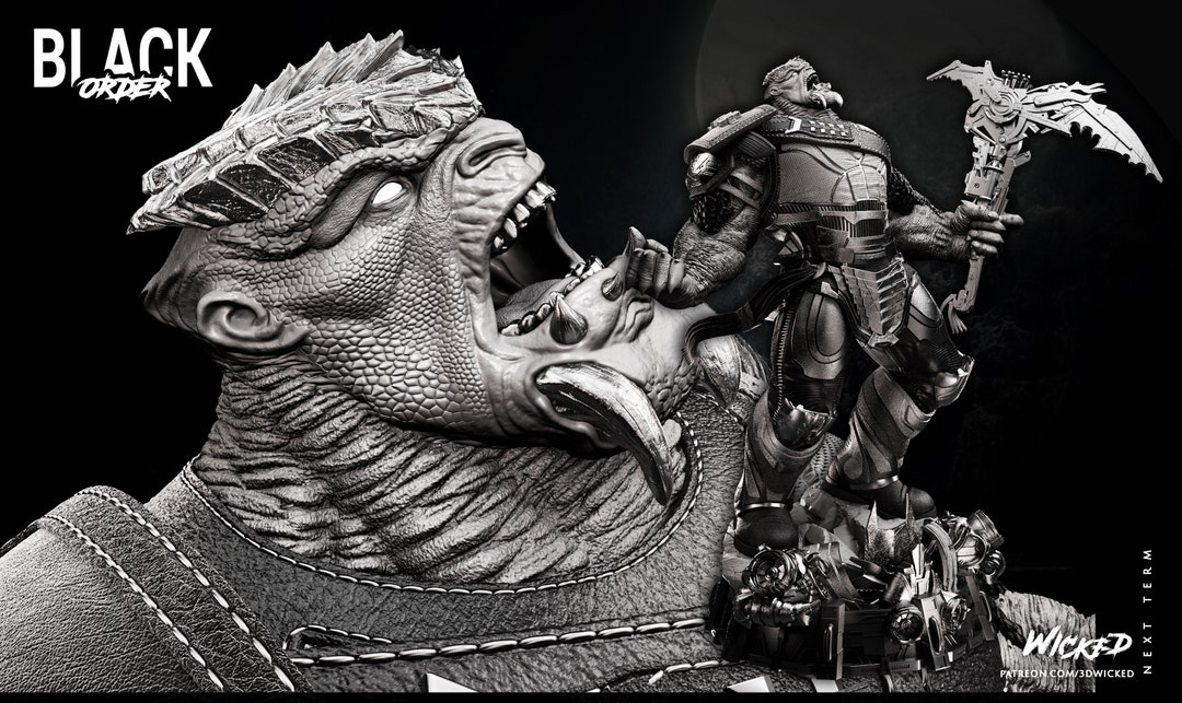 1:12 Cull Obsidian Figure Fan Art by 3dwicked Marvel Fan Art Avengers ...