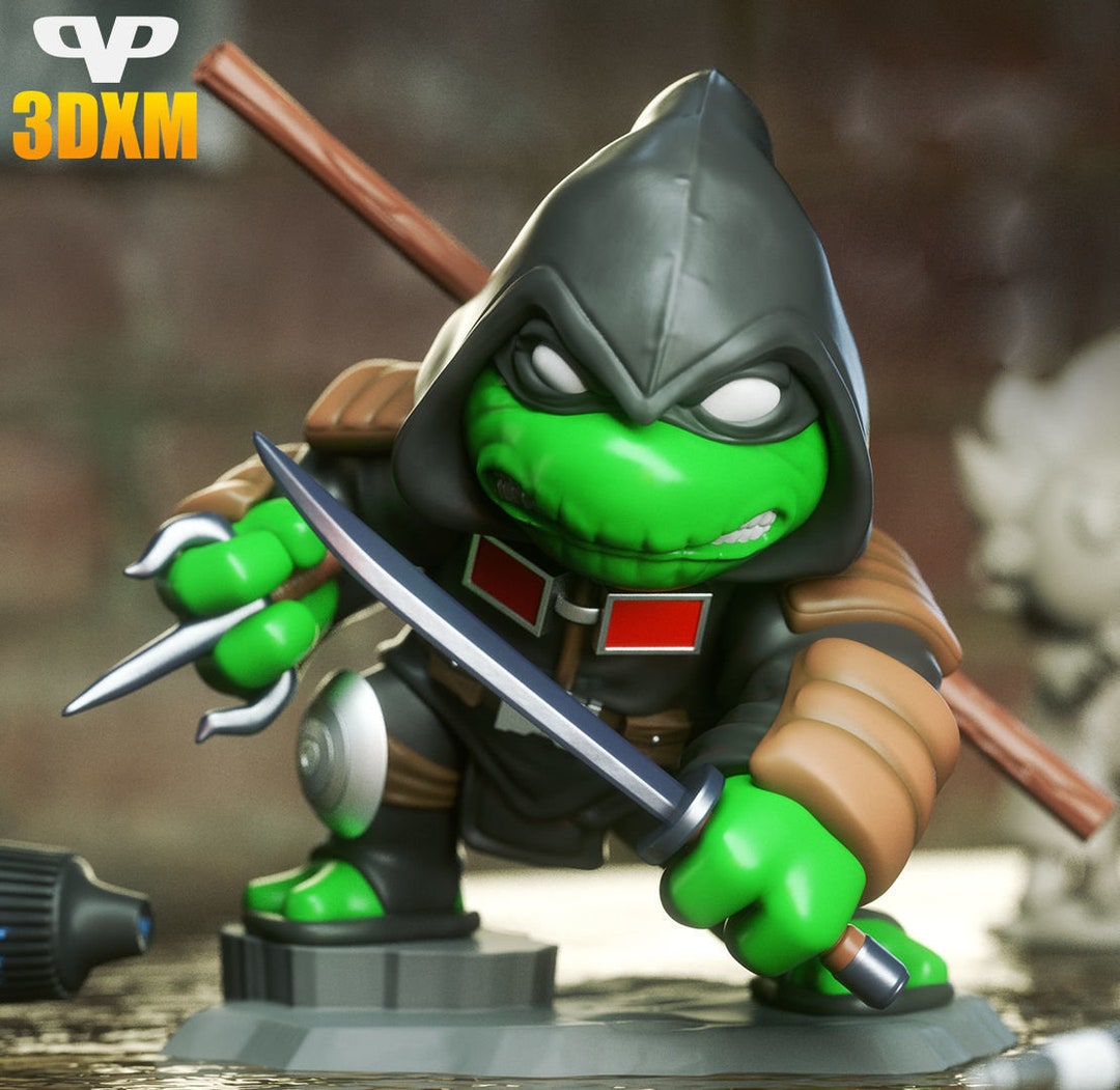 Last Ronin Michelangelo Chibi Fan Art Teenage Mutant Ninja Turtles Fan ...