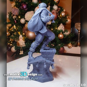 1:10 Buff Santa Claus Figure Fan Art by Sanix3d - Etsy