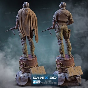 1:10 Ghost Call of Duty Figure Fan Art by Sanix3d Call of Duty Fan Art ...