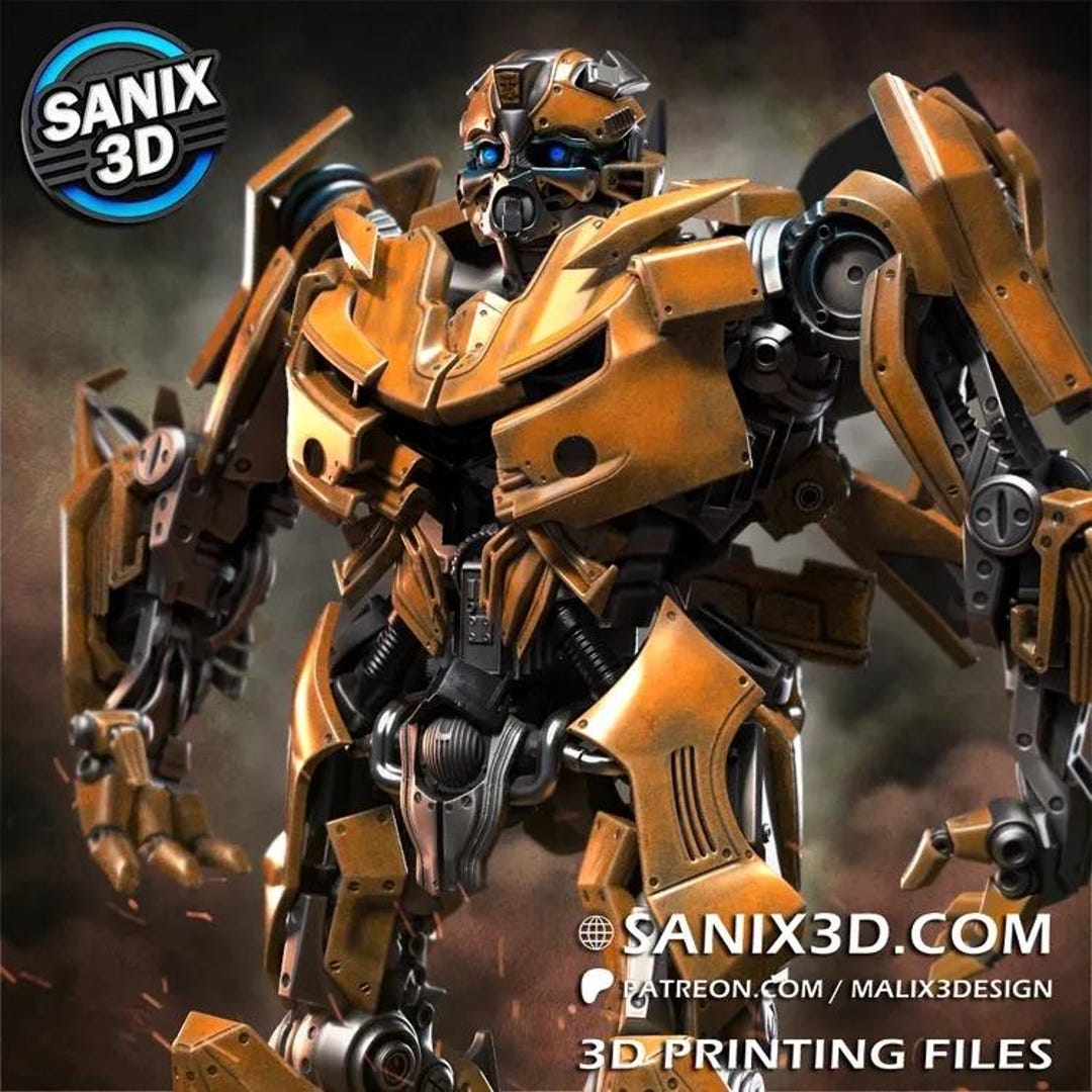 1:20 Bumblebee Figure Fan Art by Sanix3d | Transformer Fan Art | Movie Fan Art - Etsy