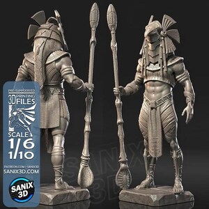 1:10 Horus Guards Figure Fan Art by Sanix3d | Stargate Fan Art | Movie ...