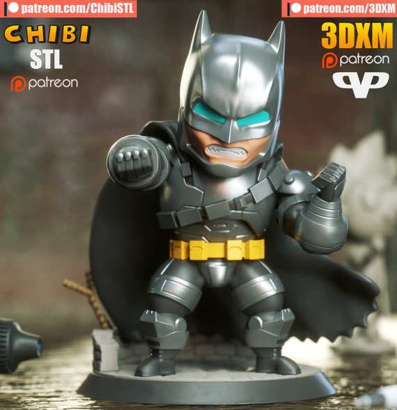 Comic Chibi Batman Batman Chibi 3D Model By M2SO