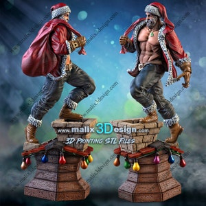 1:10 Buff Santa Claus Figure Fan Art by Sanix3d - Etsy