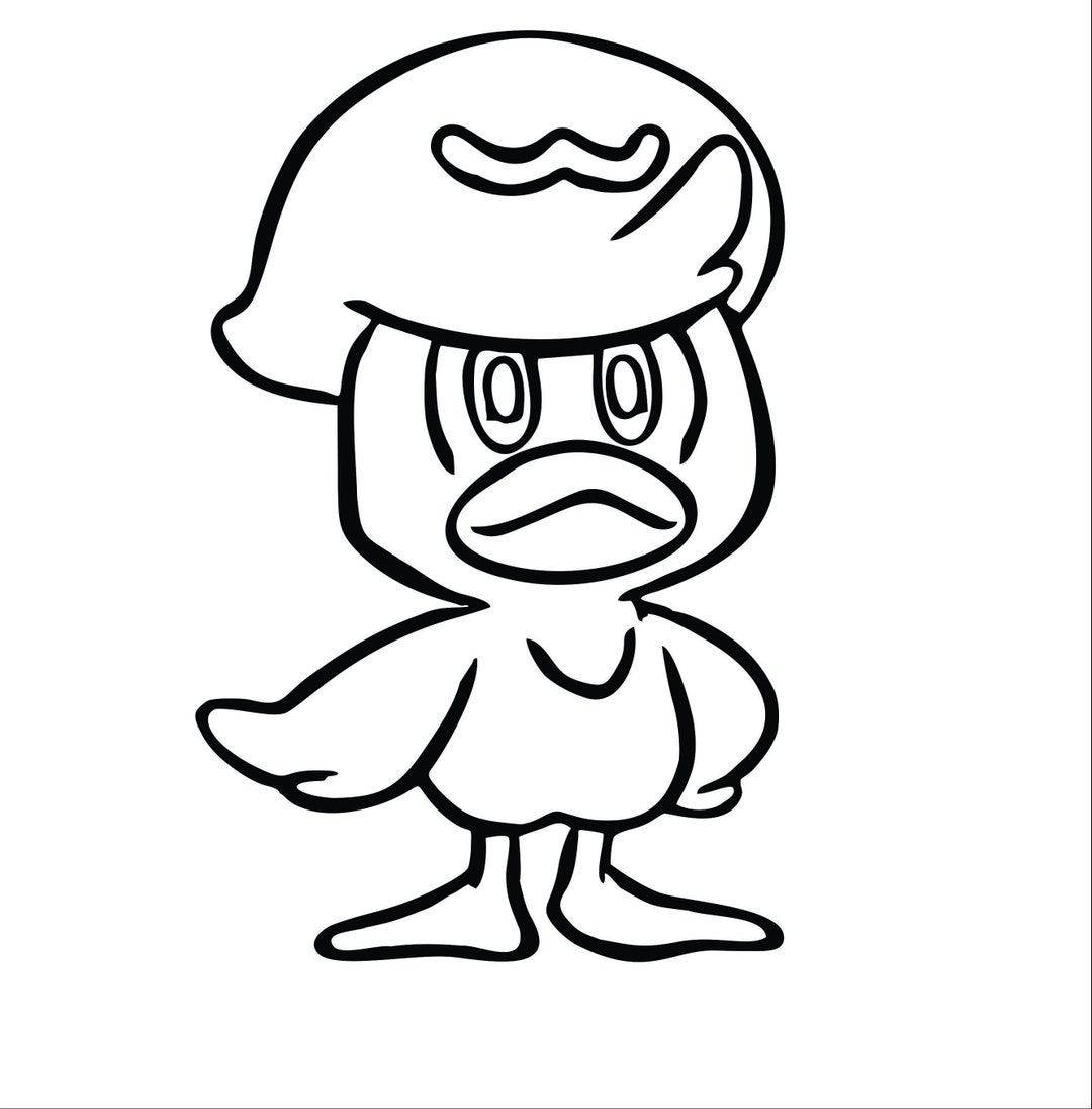 Quaxly Pokemon SVG File - Etsy