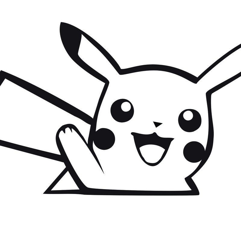 Pikachu Svg - Etsy