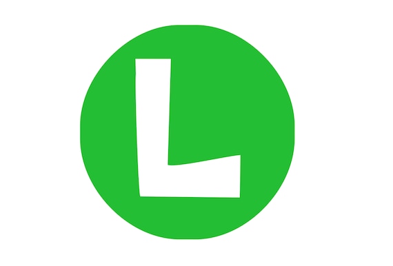 Luigi Logo Vinyl Decal - Etsy Finland