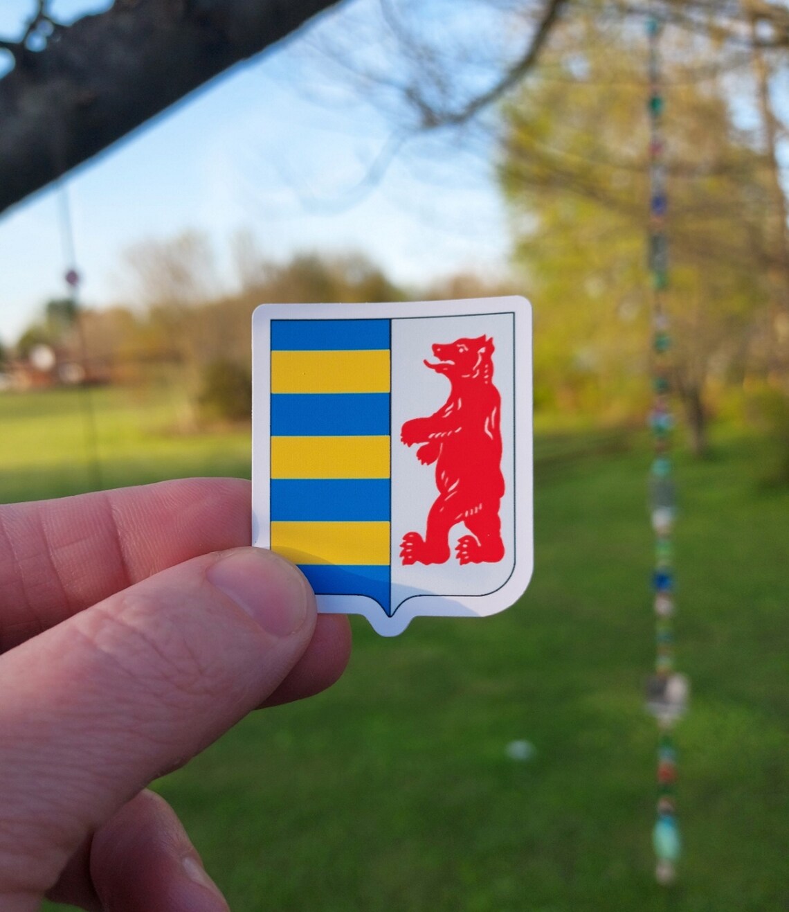 Rusyn Coat of Arms Sticker Set: Carpathian Bear Stickers Ruthenian - Etsy