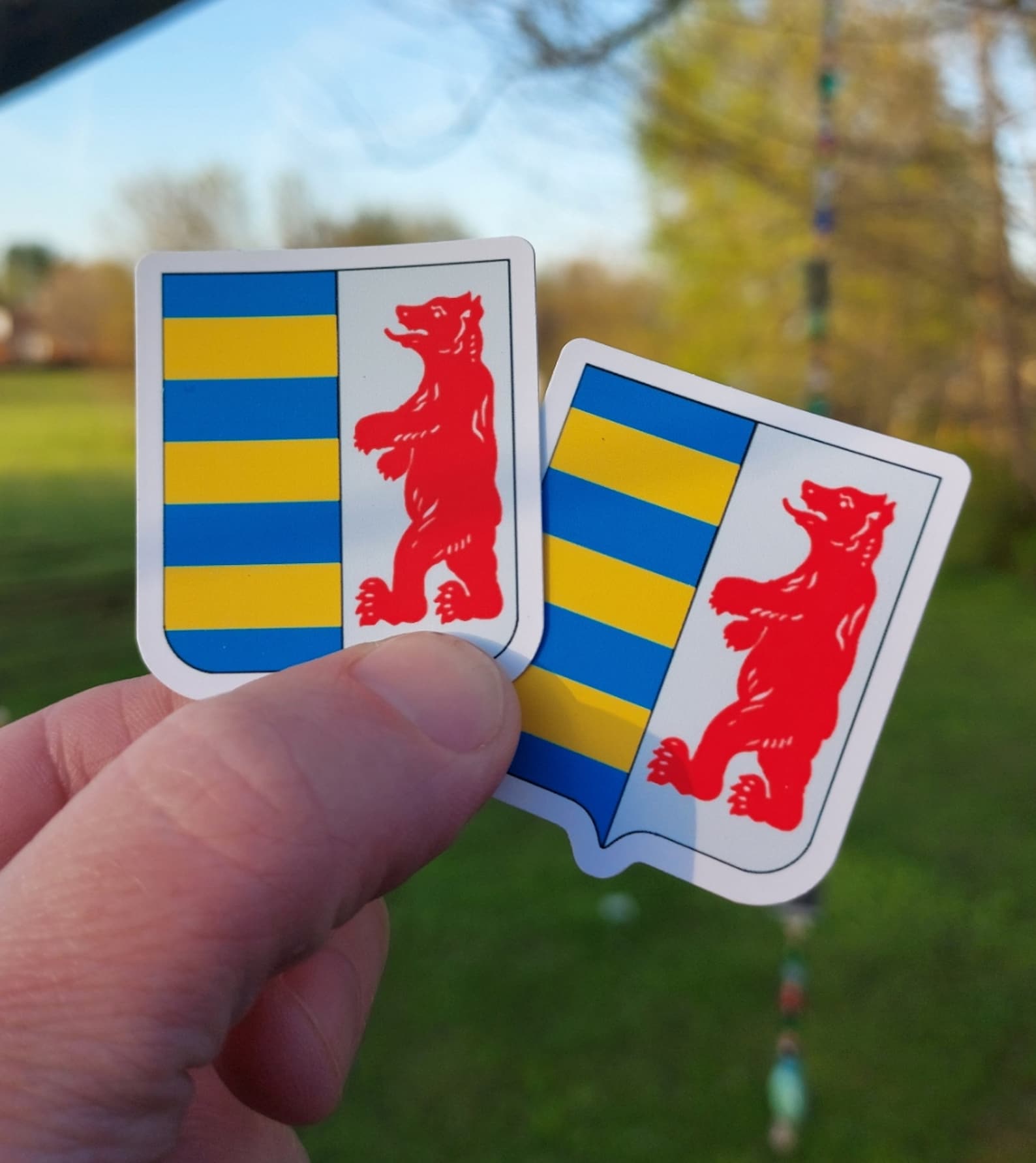 Rusyn Coat of Arms 2 Sticker Set Rus Zakarpattia Ruthenian - Etsy