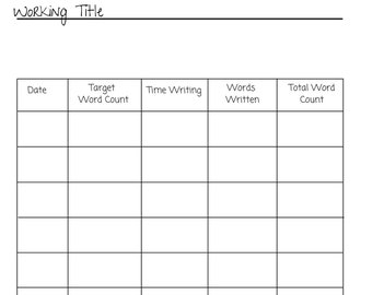 Research Tracker - Etsy