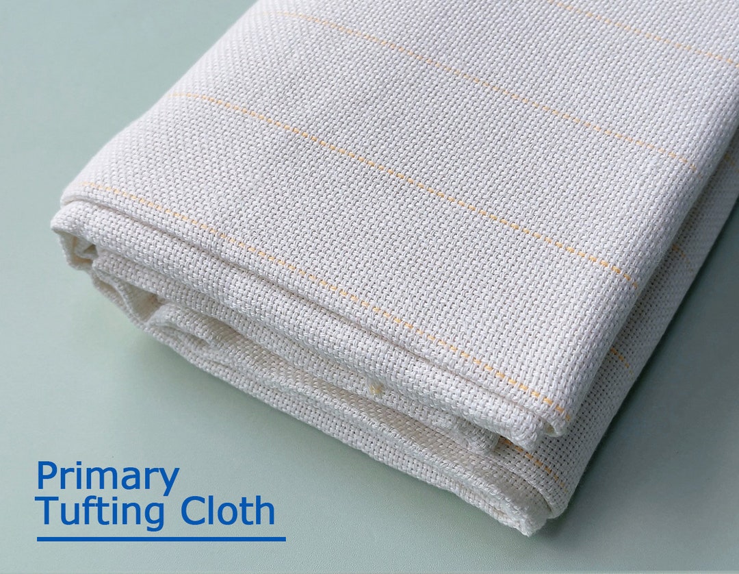 Primary Rug Cloth Rug Tufting Fabric, Monks Cloth With Yellow ...