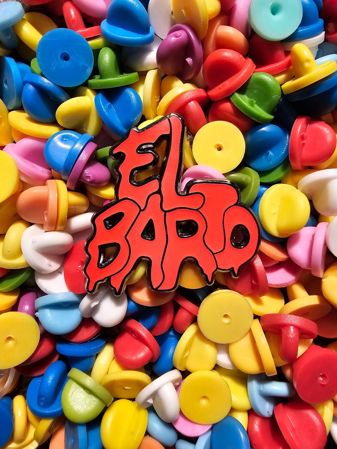 EL BARTO Glow in the Dark Graffiti Pin - Etsy