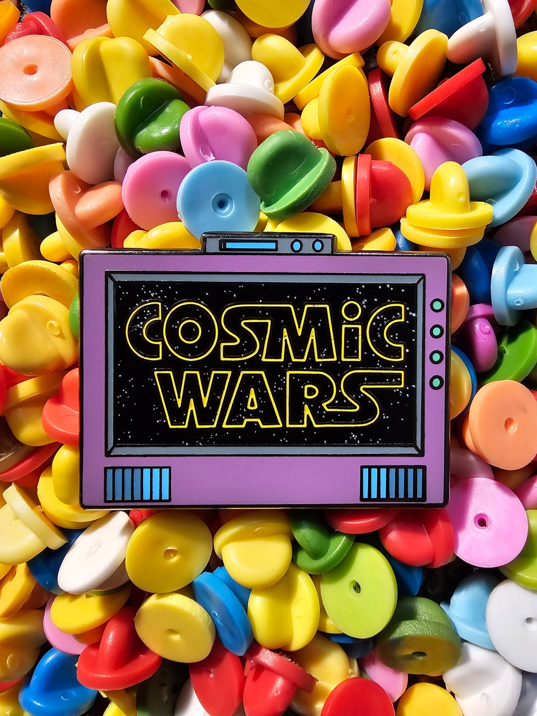 Cosmic Wars Simpsons TV Glow in the Dark Pin - Etsy