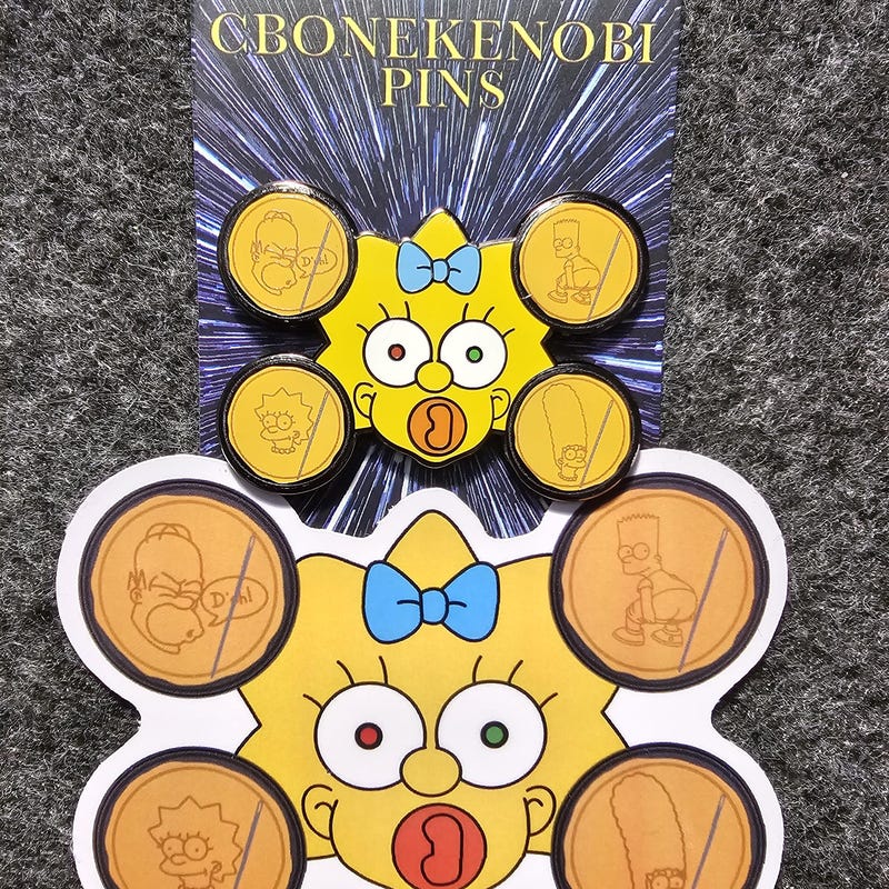 Simpsons Pins - Etsy