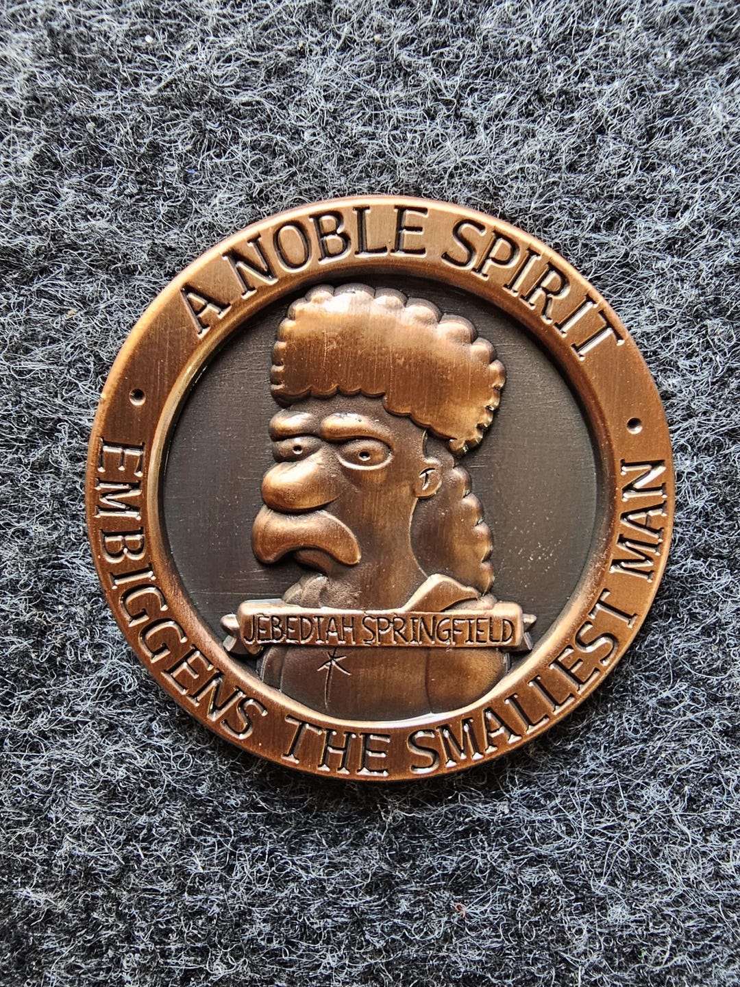 Simpsons Jebediah Springfield Plaque 3d Pin - Etsy