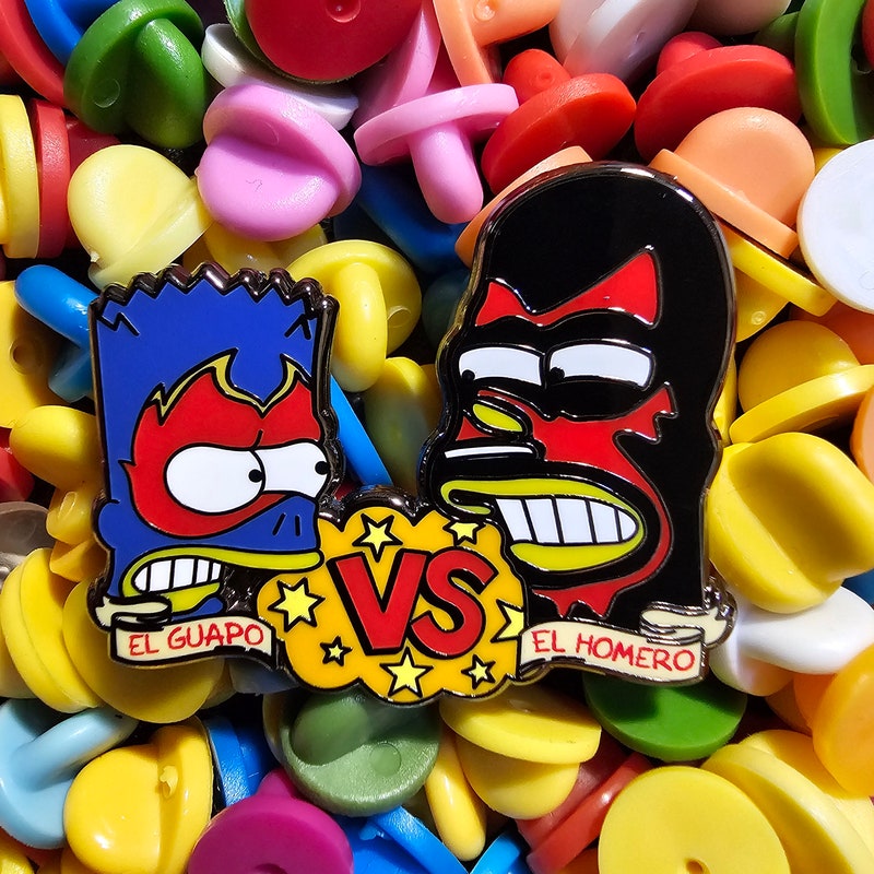 Wrestling Pins - Etsy