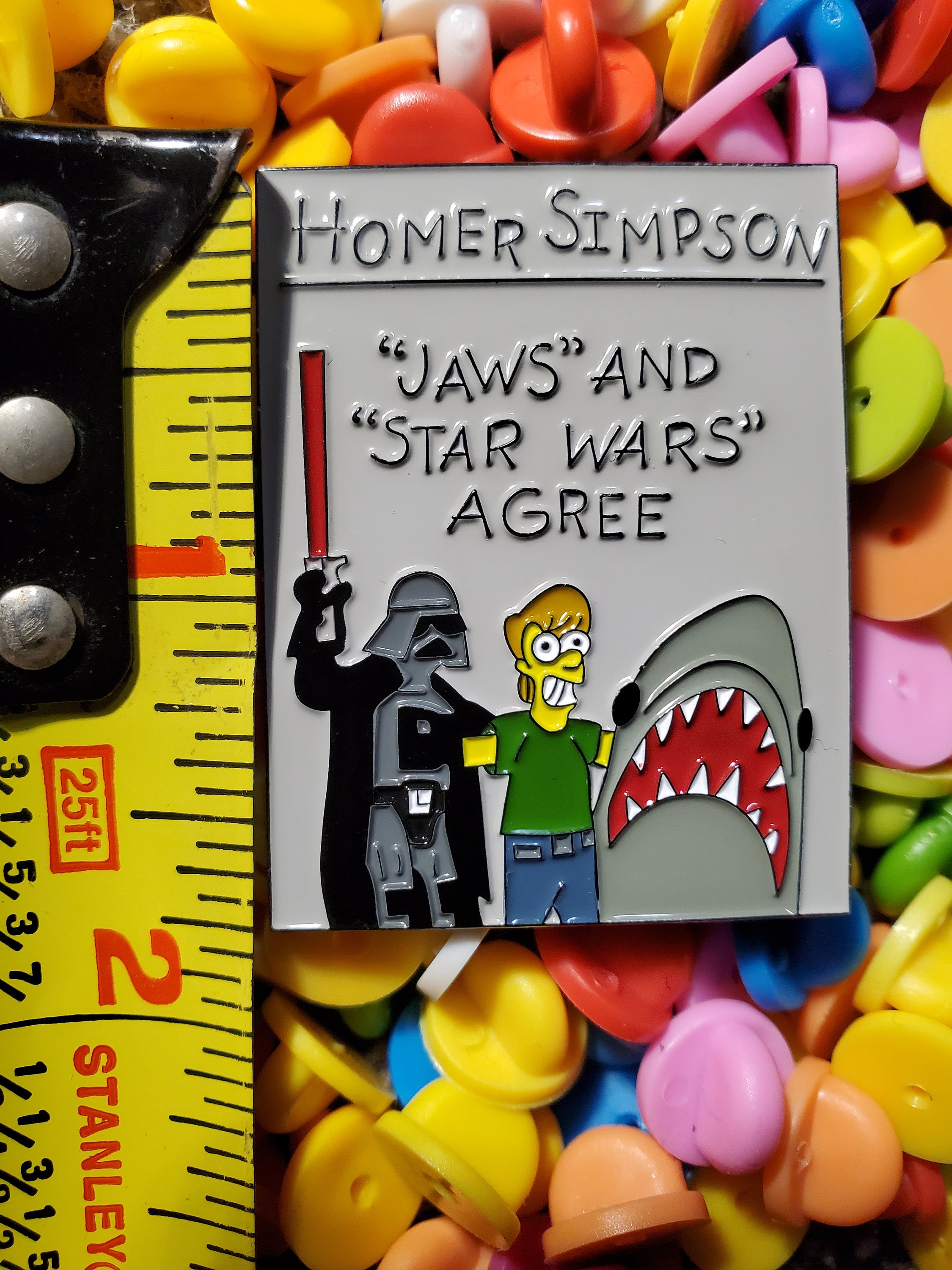 Homer Simpson Poster Pin - Etsy