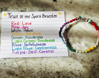 Fruit of the Spirit Bracelet - Etsy