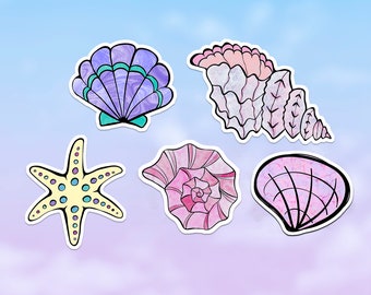 Conch Shell Decal - Etsy