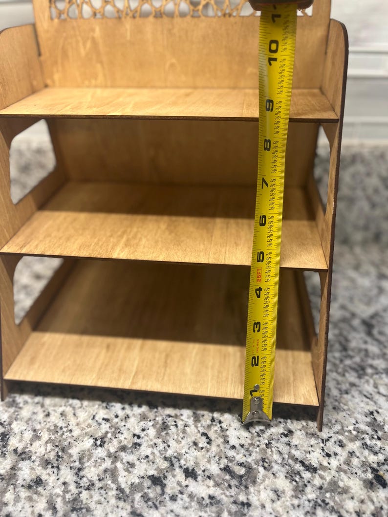 Display Wood Shelf for Home Decor, Craft Shows, Vendor Events, Retail ...