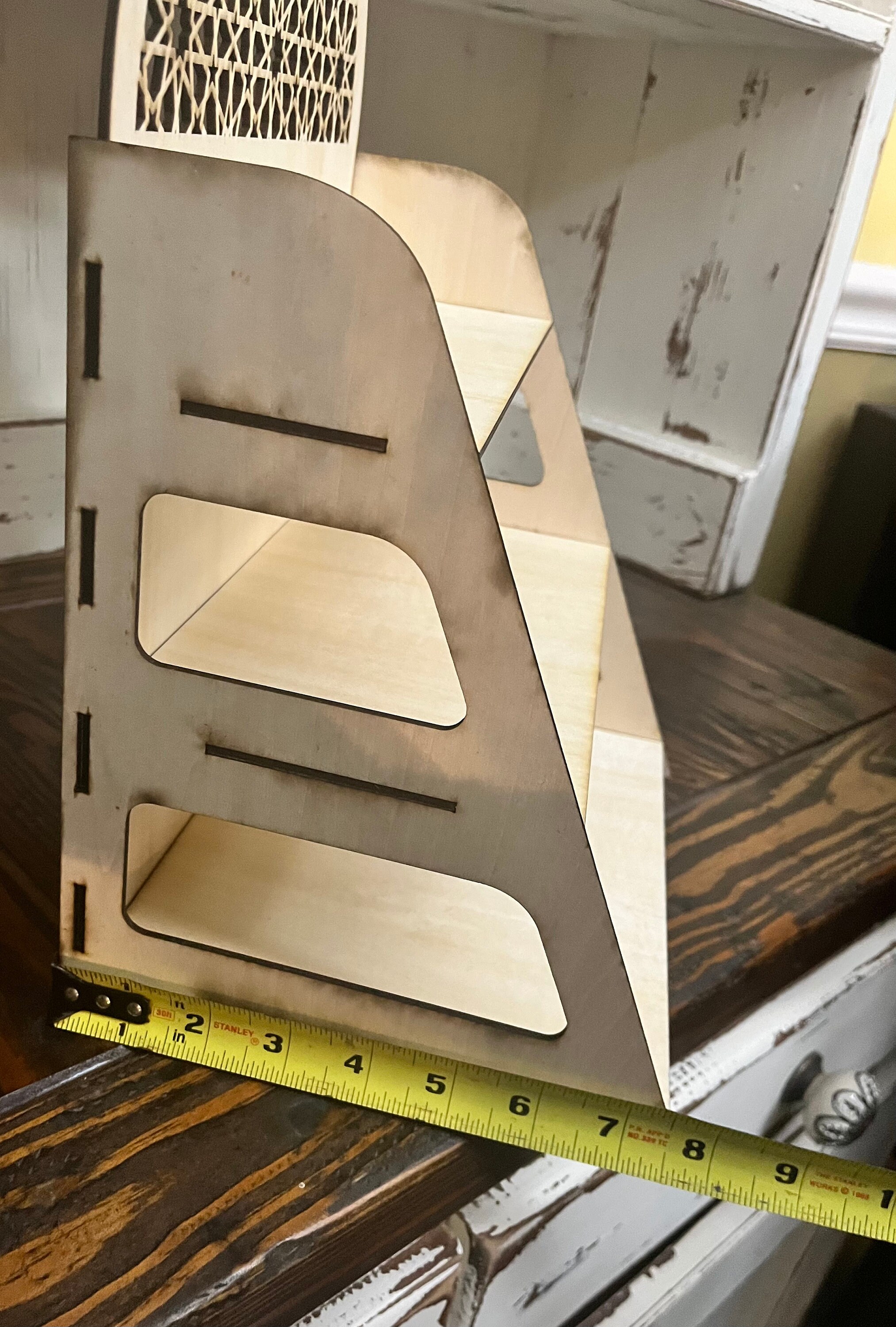 Display Wood Shelf for Home Decor, Craft Shows, Vendor Events, Retail ...