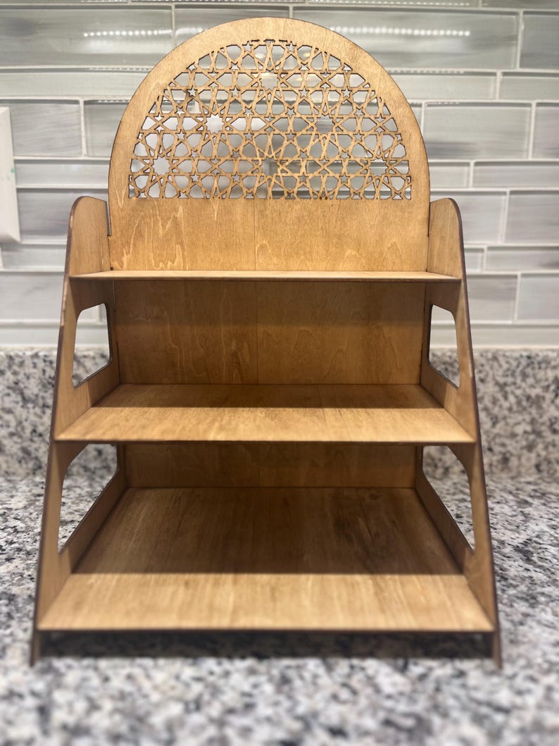 Display Wood Shelf for Home Decor, Craft Shows, Vendor Events, Retail ...