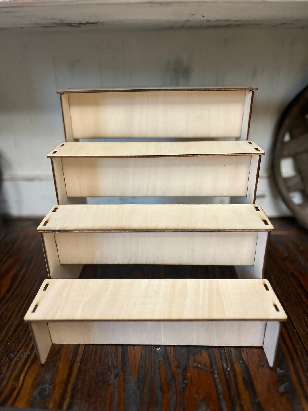 Display Wood Shelf for Home Decor, Craft Shows, Vendor Events, Retail ...