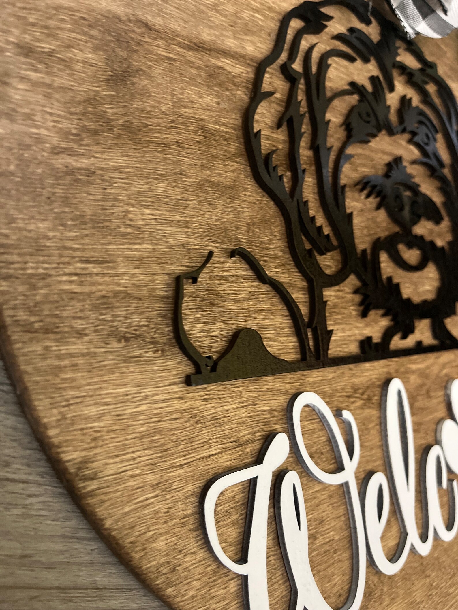 Labradoodle / Goldendoodle / Doodle Welcome Dog Door Hanger Sign - Etsy