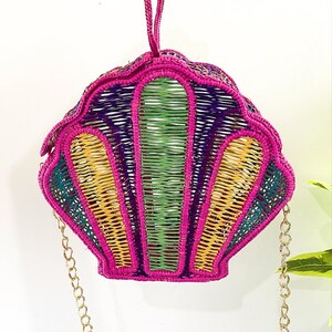 Multicolored Shell Crossbody Bag - Etsy