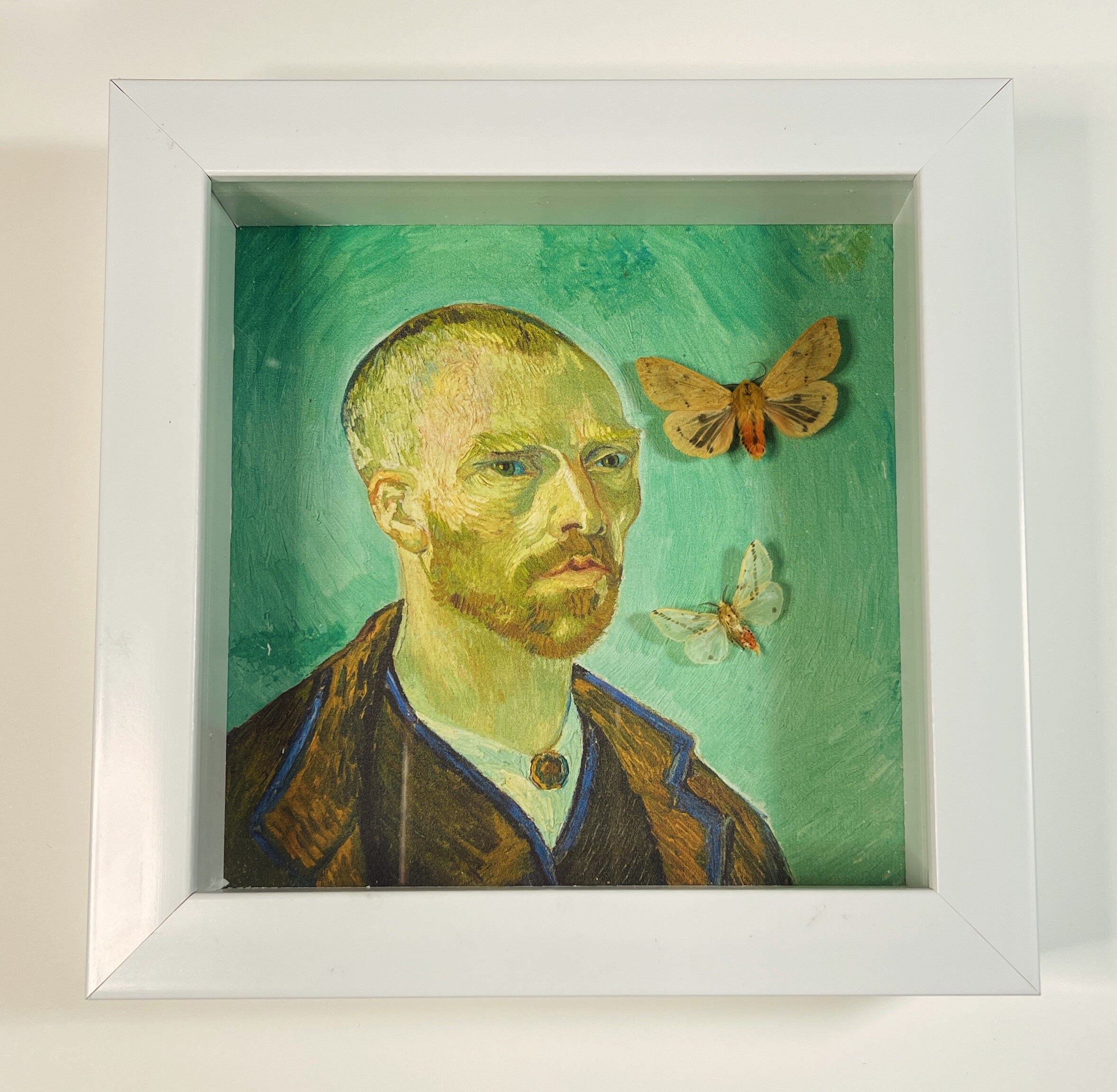 Vincent Van Goghs self Portrait Dedicated to Paul Gauguin With Two Real ...