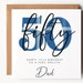 Dads 50th Birthday Card, 50th Birthday Card for Dad, Daddys 50th ...