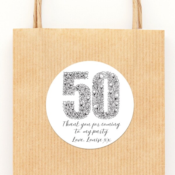 Funny 50th Birthday Stickers - Etsy UK