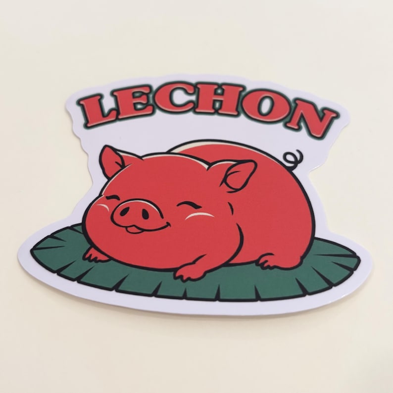 Kawaii Lechon Filipino Food Stickers - Etsy