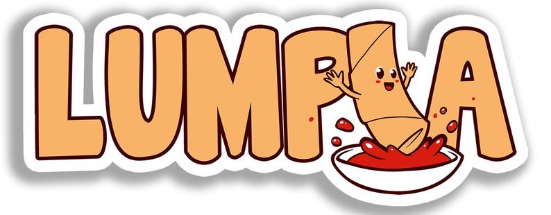 Kawaii Lumpia Filipino Food Stickers - Etsy